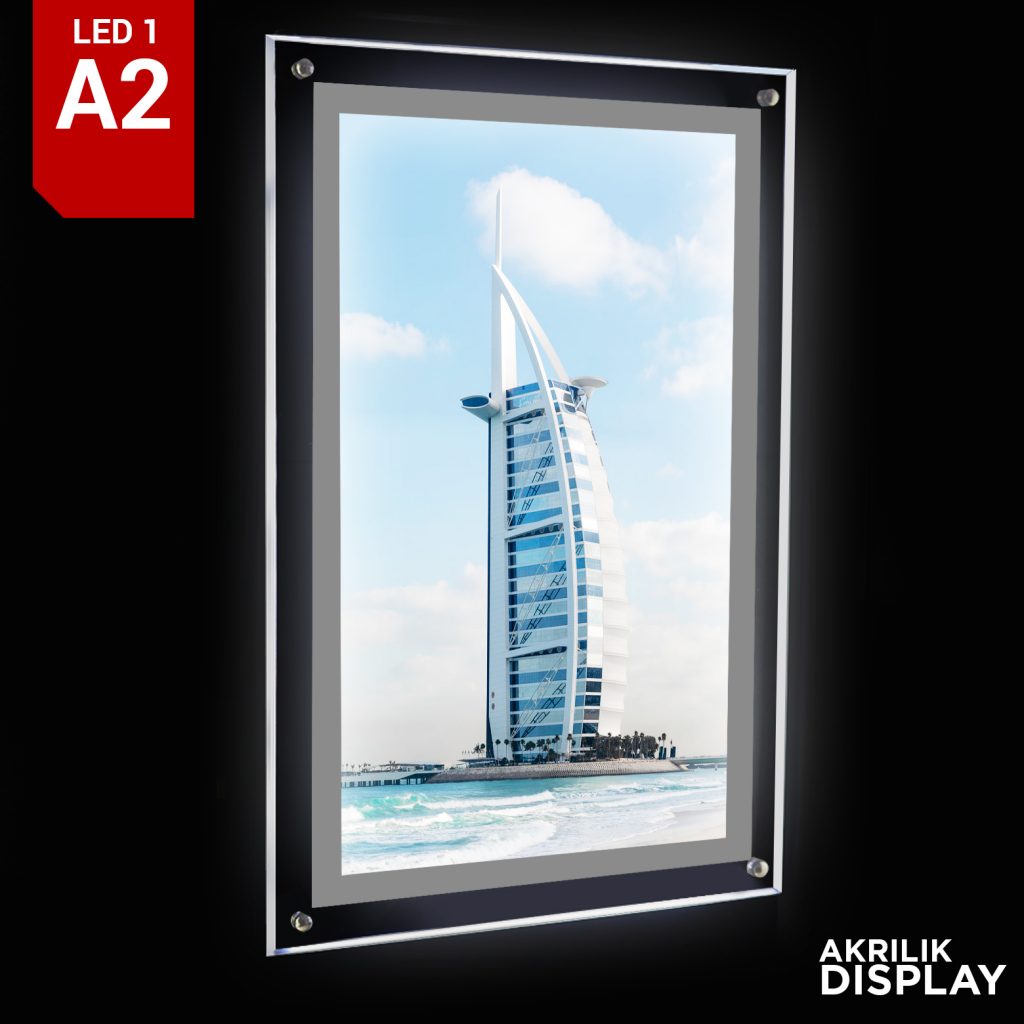 Poster Frame LED A2 - Akrilik Display | Toko Akrilik | Custom Akrilik