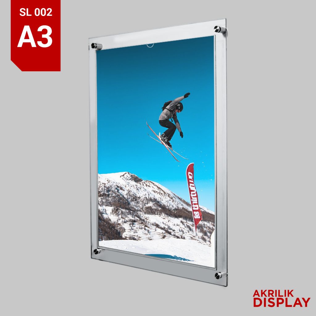 Poster Frame A3 - Akrilik Display | Toko Akrilik | Custom Akrilik
